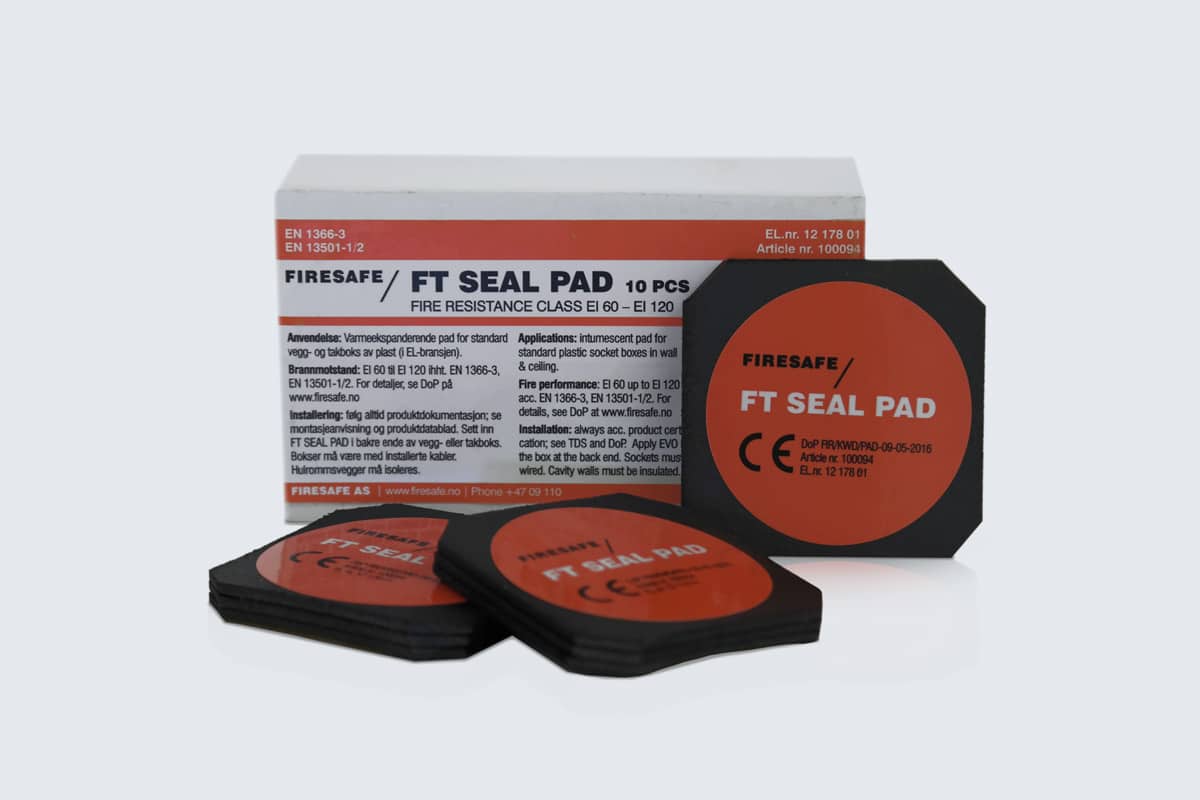Innlegg El-boks Seal Pad | Firesafe